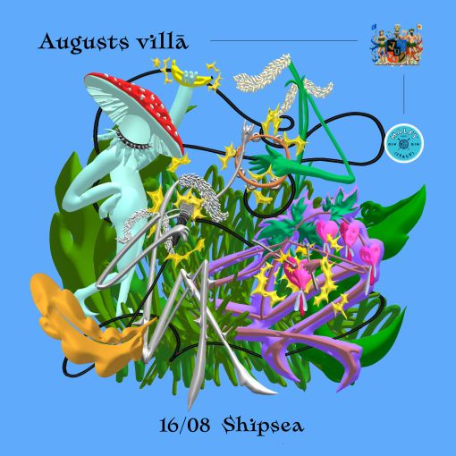 SHIPSEA fon Stricka villas dārzā - BezRindas