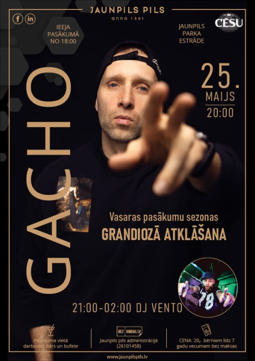 ''GACHO'' JAUNPILS PARKA ESTRĀDĒ - BezRindas