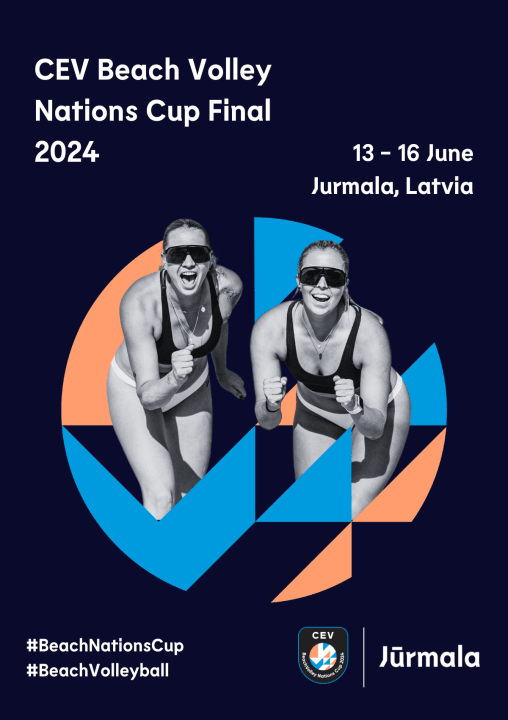 Tournament ticket, All days 13 - 16 June/ CEV Beach Volley Nations Cup Final 2024 - Jurmala ...